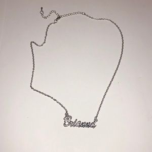 Jewelry | Brianna Silver Nameplate Necklace | Poshmark